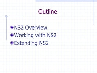 Introduction to ns2 | PPT