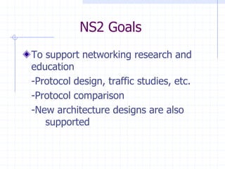 Introduction to ns2 | PPT
