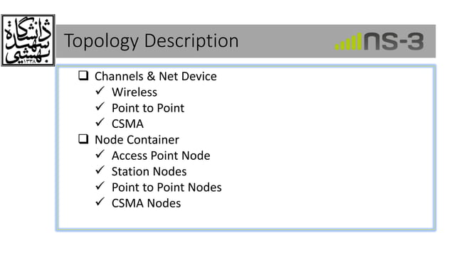 Introduction to ns3 | PPTX | Computer Networking | Computing