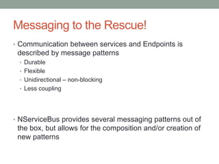 Introduction to NServiceBus | PPTX