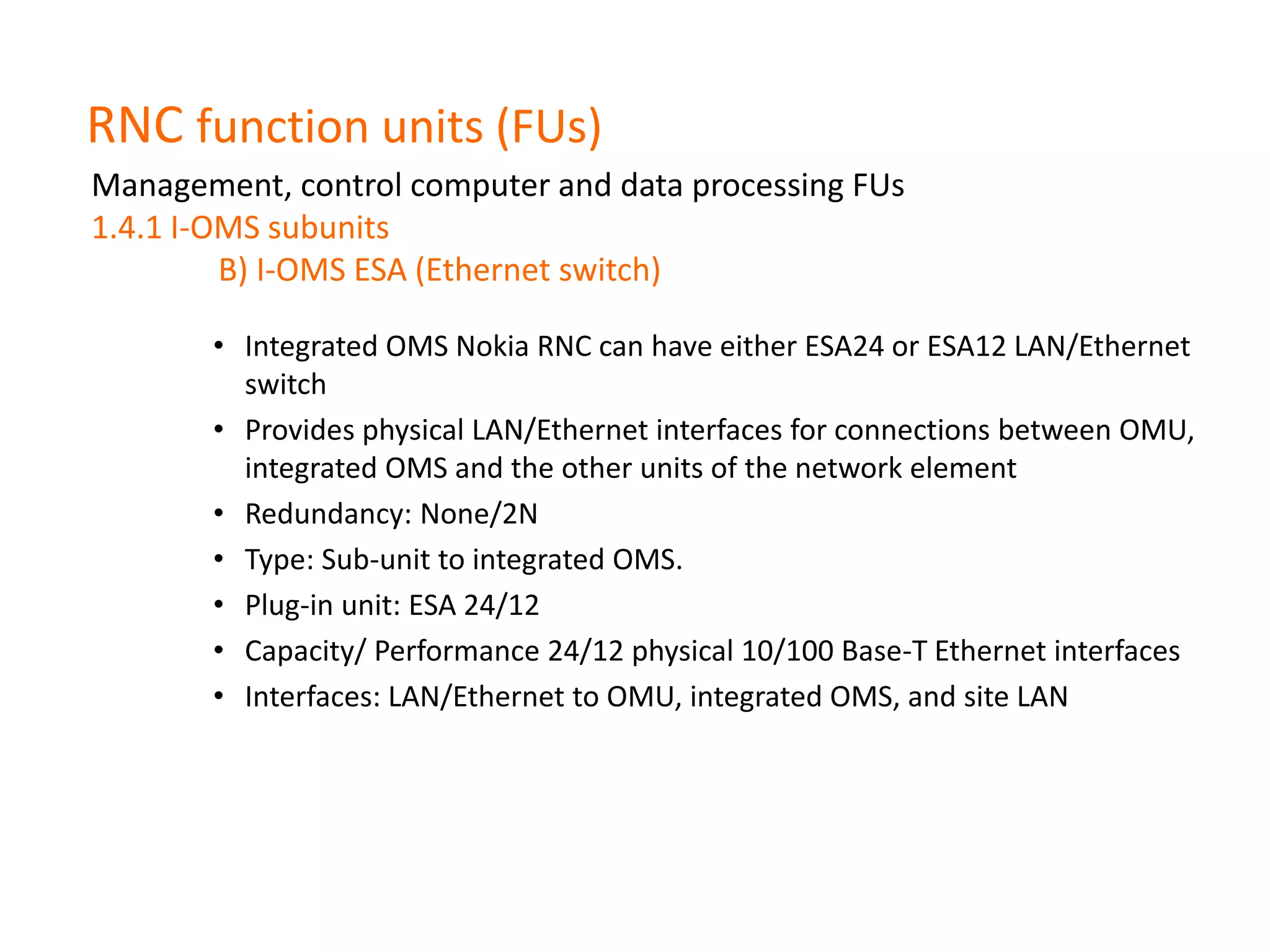Introduction to Nokia RNC | PPTX | Computer Networking | Computing