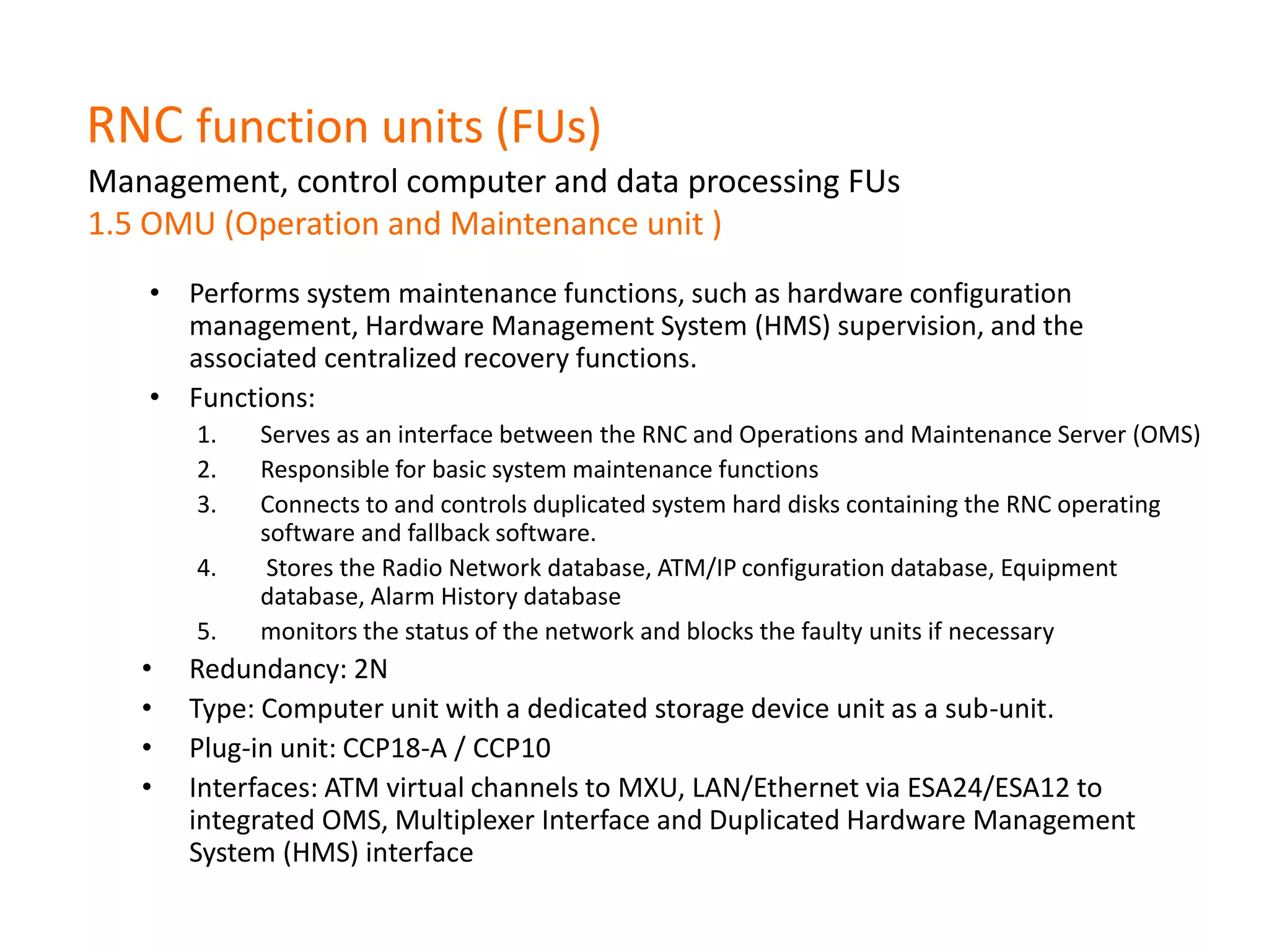 Introduction to Nokia RNC | PPTX | Computer Networking | Computing