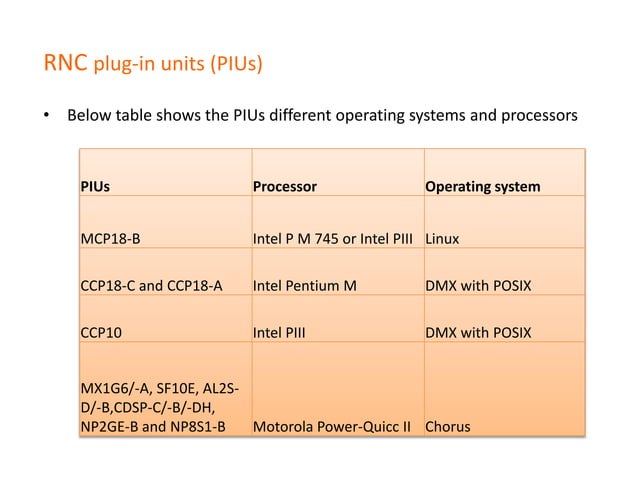 Introduction to Nokia RNC | PPTX | Computer Networking | Computing