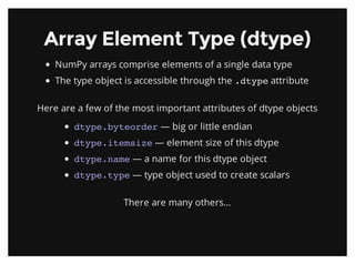 Introduction to NumPy (PyData SV 2013) | PDF