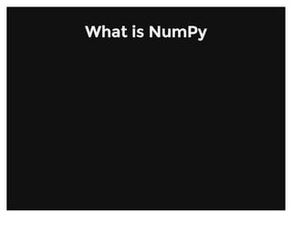 Introduction to NumPy | PDF