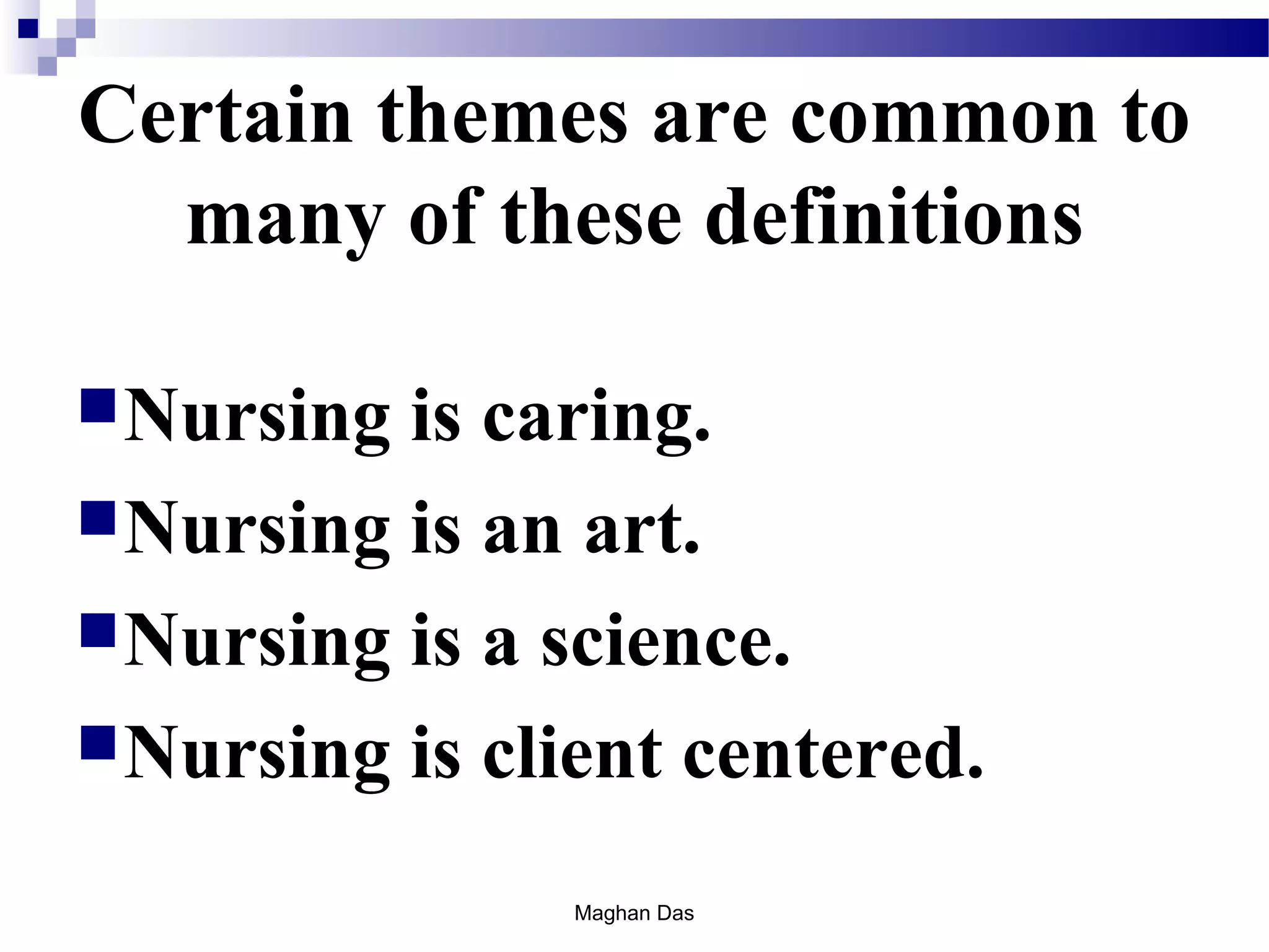 Introduction to nursing | PPT