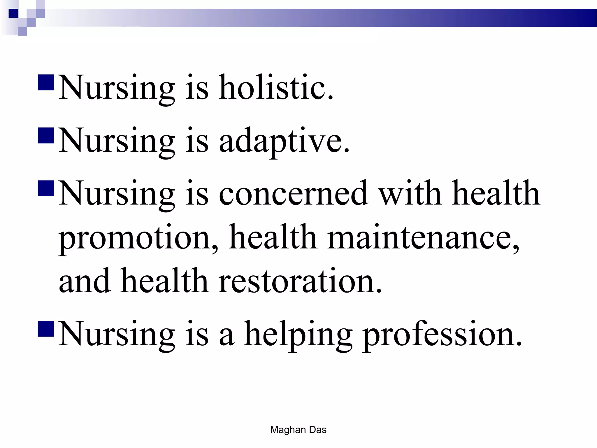 Introduction to nursing | PPT