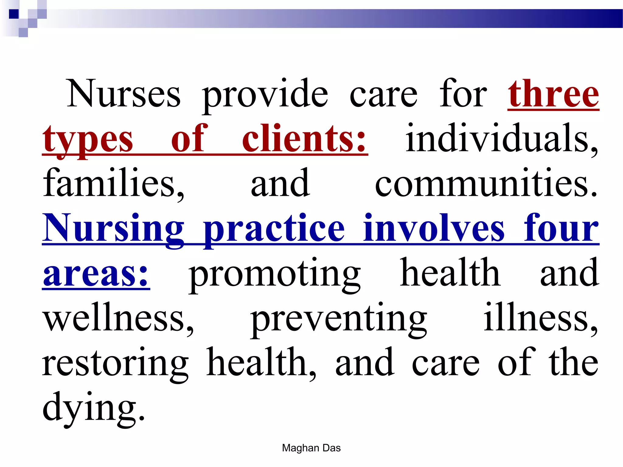 Introduction to nursing | PPT
