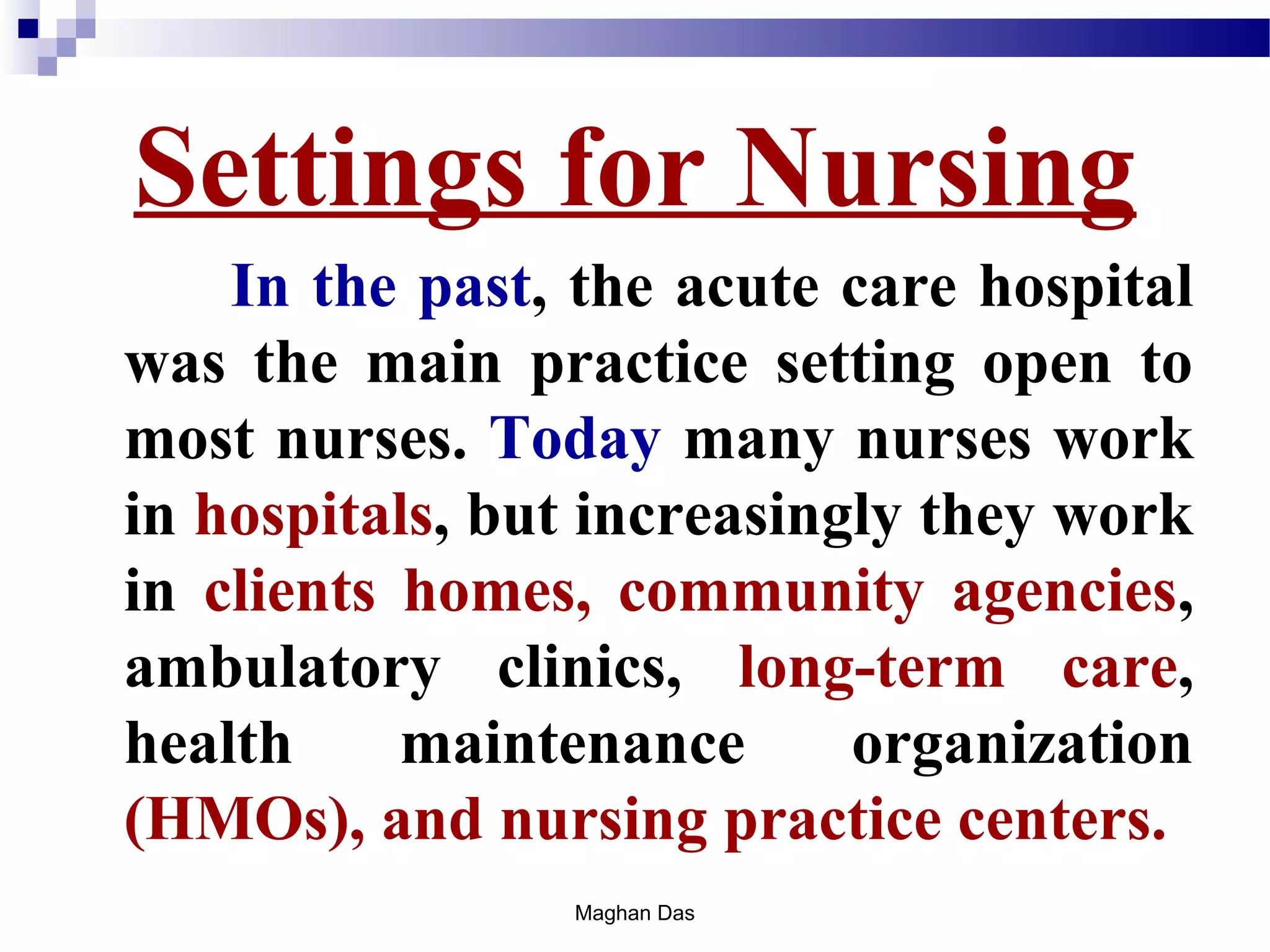Introduction to nursing | PPT