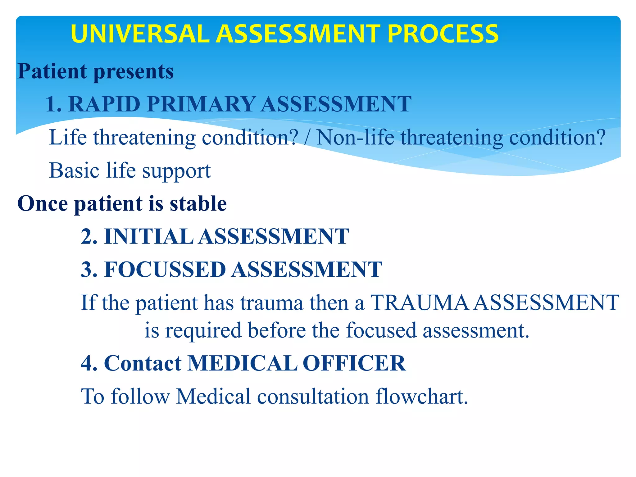 Introduction to nursing emergencies | PPTX