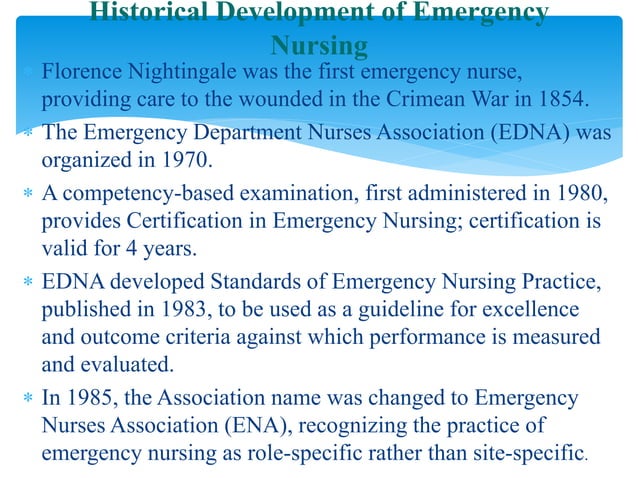 Introduction to nursing emergencies | PPTX