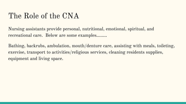 Introduction to nursing for certified nursing assistants ch 1 4 | PPTX