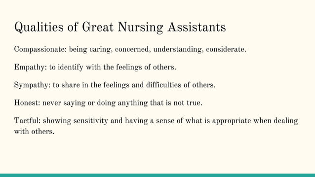 Introduction to nursing for certified nursing assistants ch 1 4 | PPTX