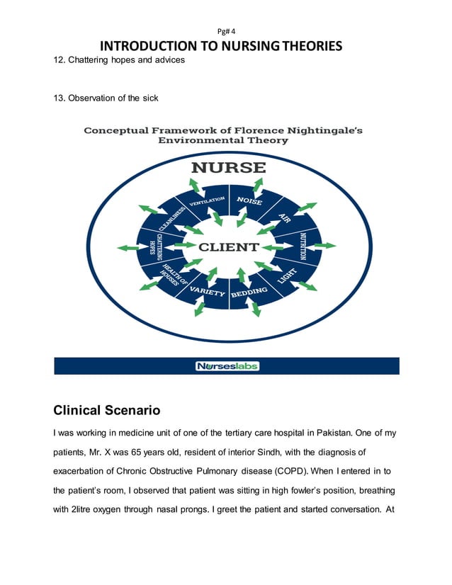 Florence Nightingales Environmental Theory | DOCX