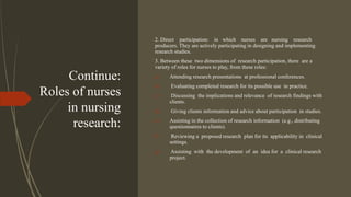 Lecture Introduction to Nursing Research | PPTX