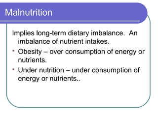 Introduction to nutrition | PPT