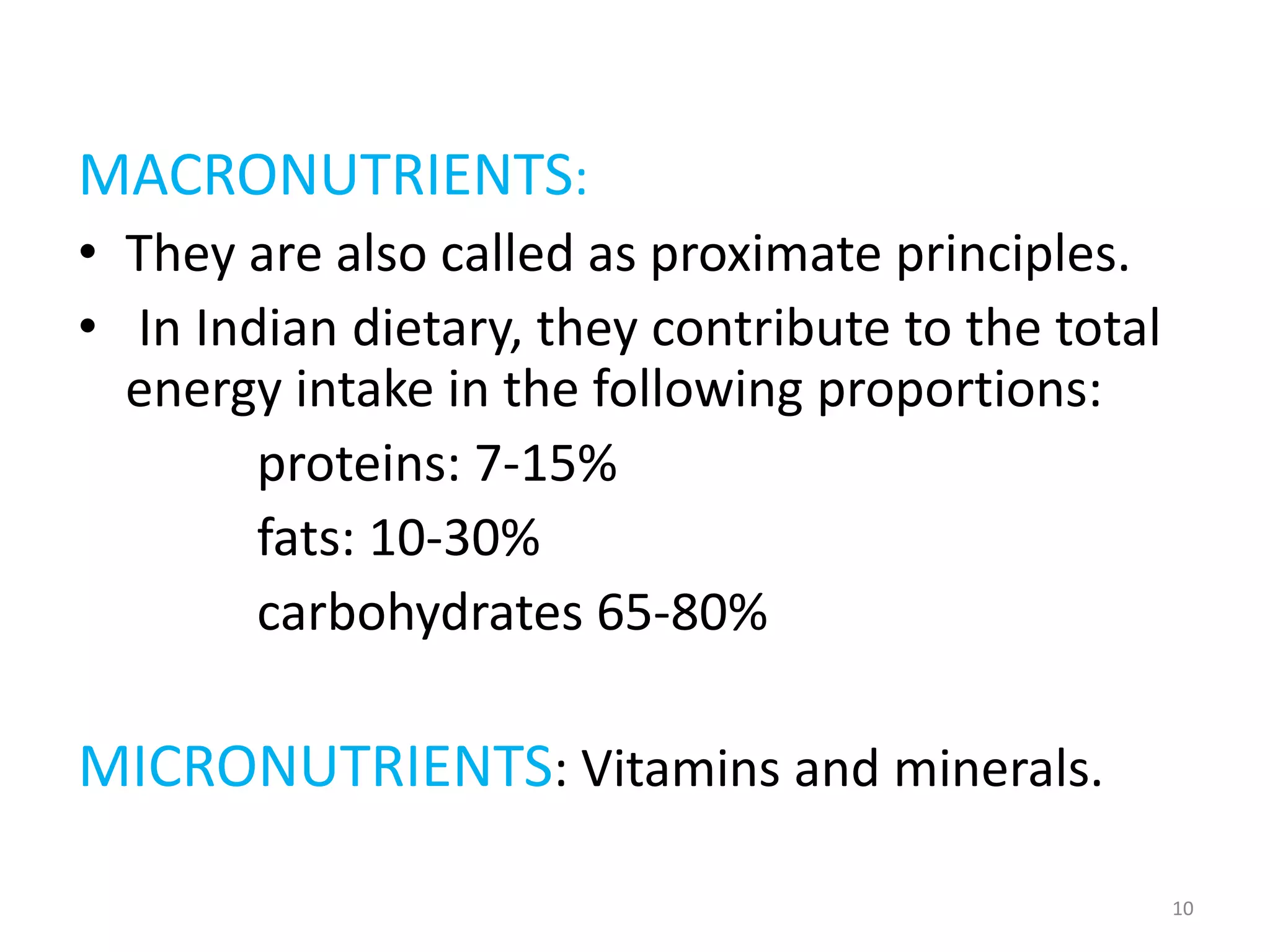Introduction to nutrition and proteins | PPTX | Chemistry | Science