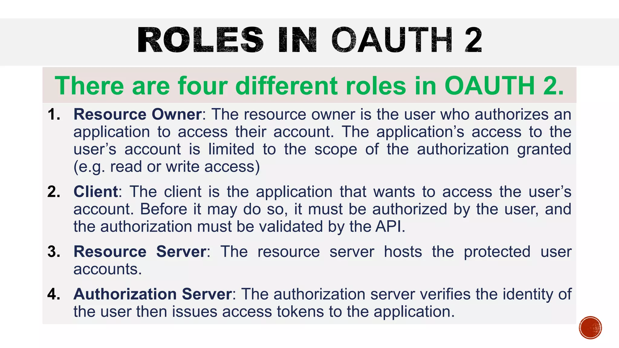 Introduction to OAuth2 | PPT