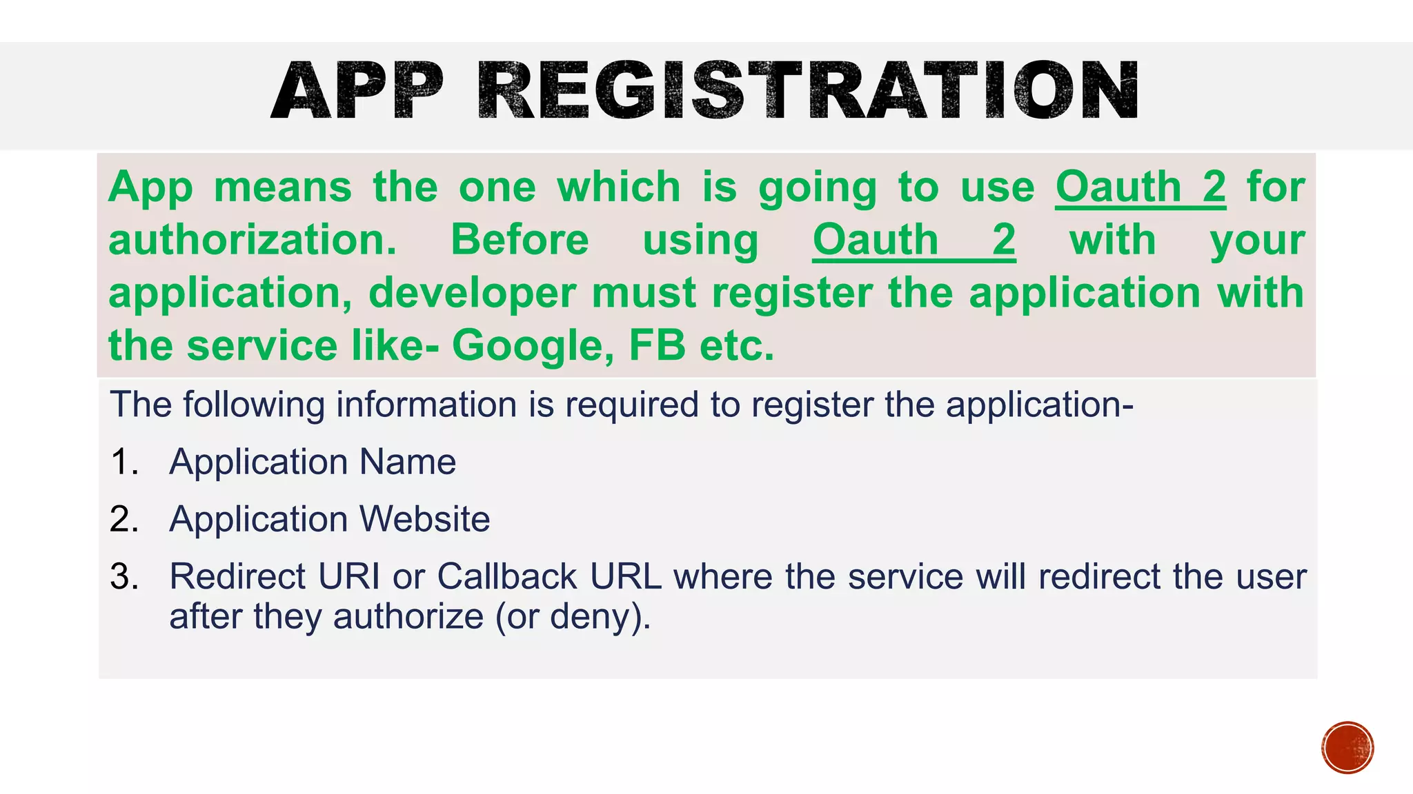 Introduction to OAuth2 | PPT