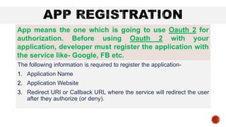 Introduction to OAuth2 | PPT
