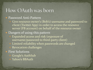 Introduction to OAuth 2.0 - Part 1 | PDF
