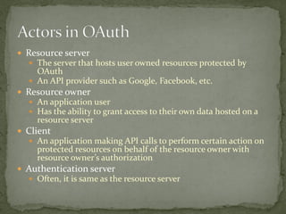 Introduction to OAuth 2.0 - Part 1 | PDF