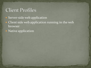 Introduction to OAuth 2.0 - Part 1 | PDF