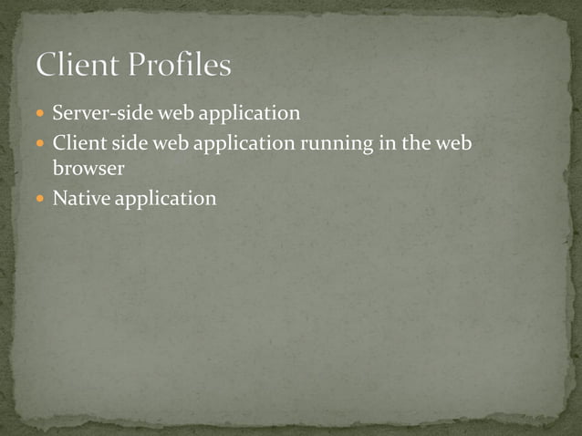 Introduction To Oauth 20 Part 1 Ppt