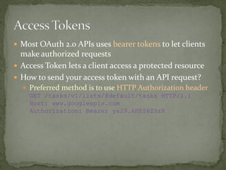 Introduction to OAuth 2.0 - Part 1 | PDF