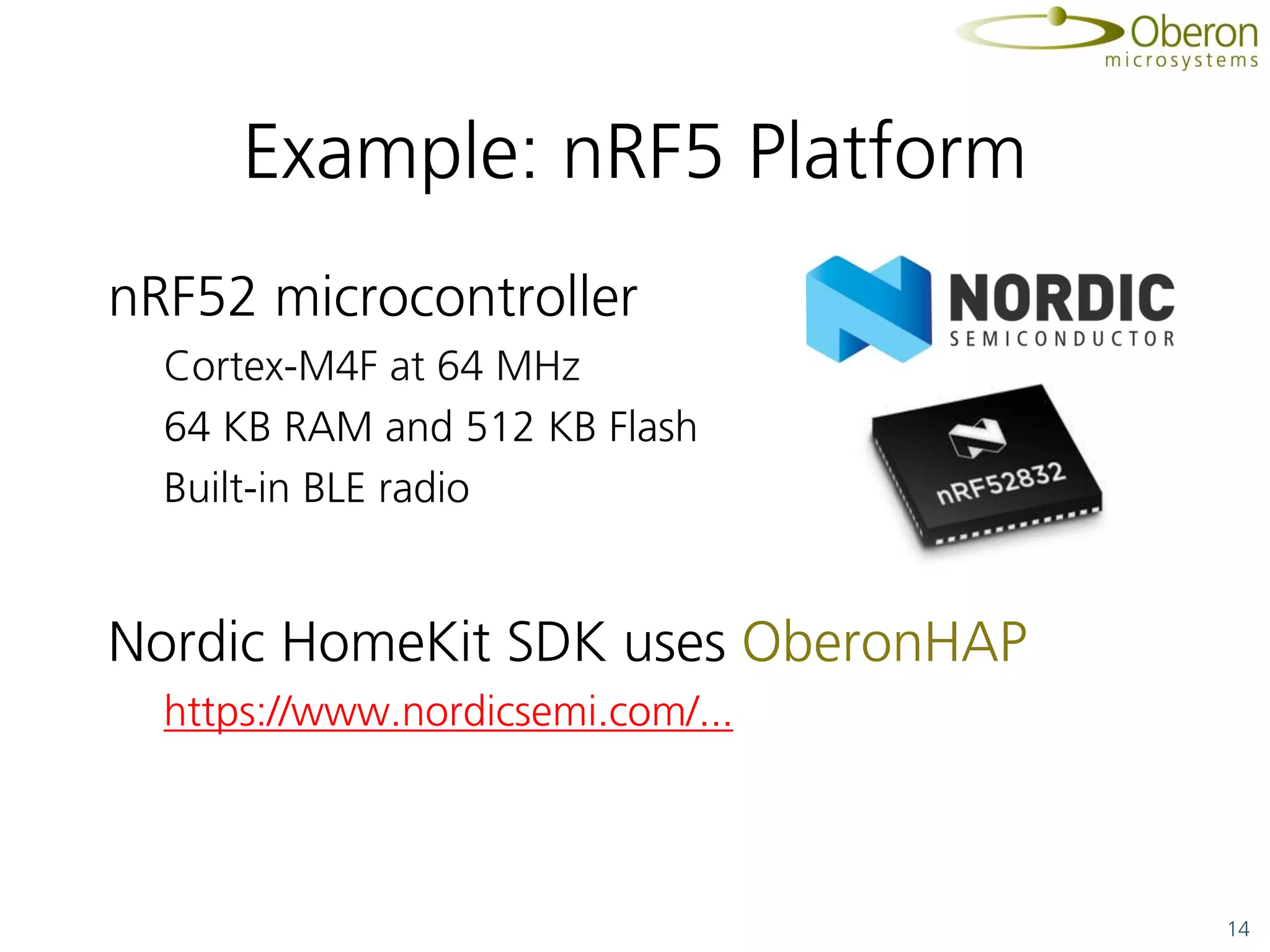 Introduction to Oberon HomeKit SDKs | PPT