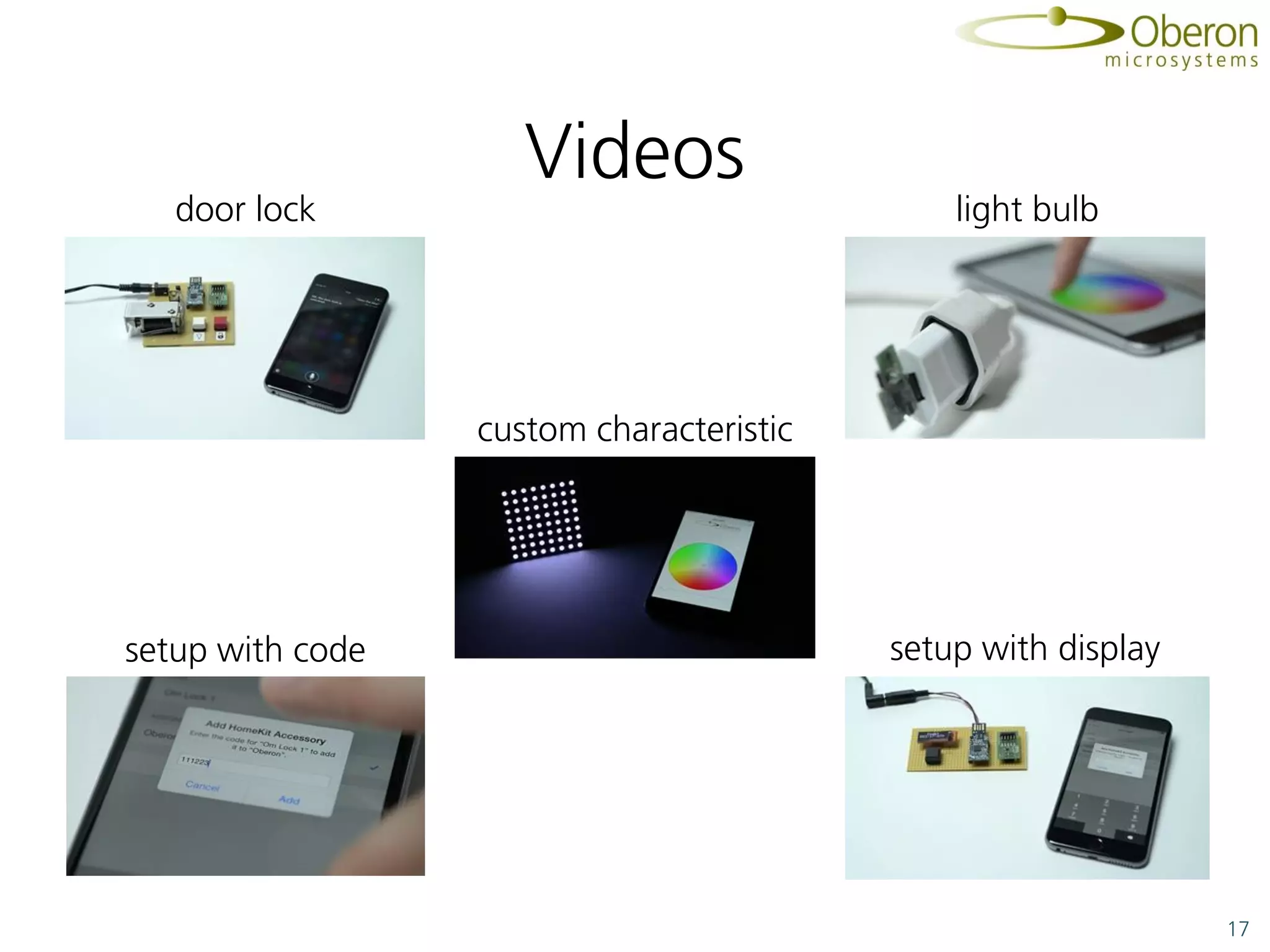 Introduction to Oberon HomeKit SDKs | PPT