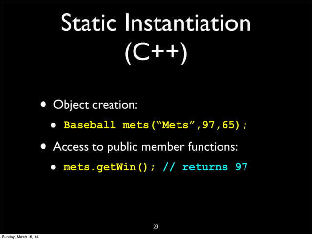Introduction to Object-Oriented Programming & Design Principles (TCF 2014) | PPT