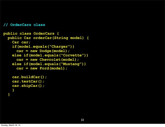 Introduction to Object-Oriented Programming & Design Principles (TCF 2014) | PPT