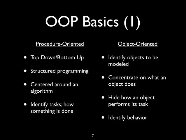 Introduction to Object Oriented Programming & Design Principles | PDF | Programming Languages ...