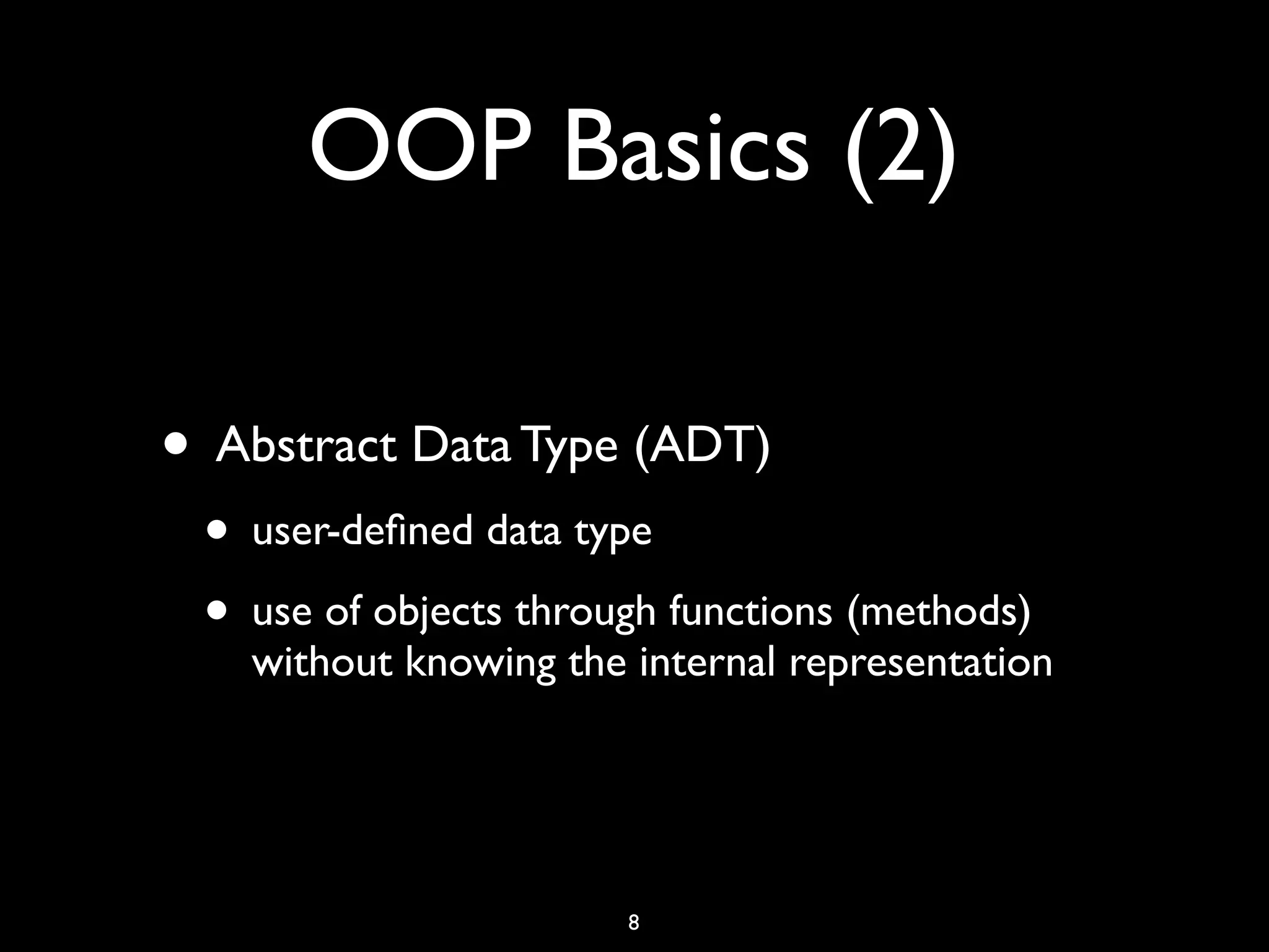 Introduction To Object Oriented Programming And Design Principles Ppt