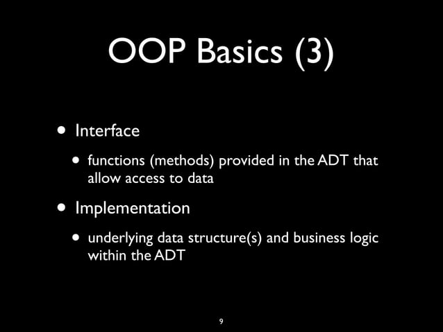 Introduction to Object Oriented Programming & Design Principles | PPT