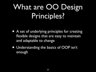 Introduction to Object Oriented Programming & Design Principles | PPT