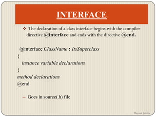 Introduction to objective c | PPT