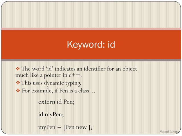 Introduction To Objective C Ppt