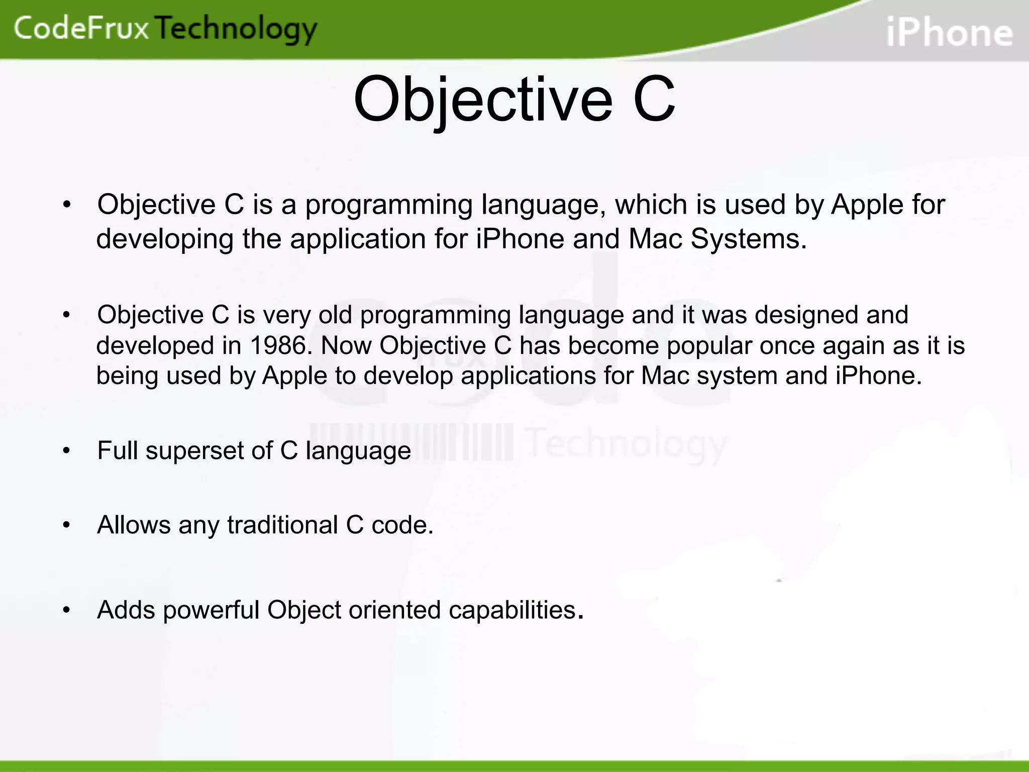 Introduction to objective c | PPT
