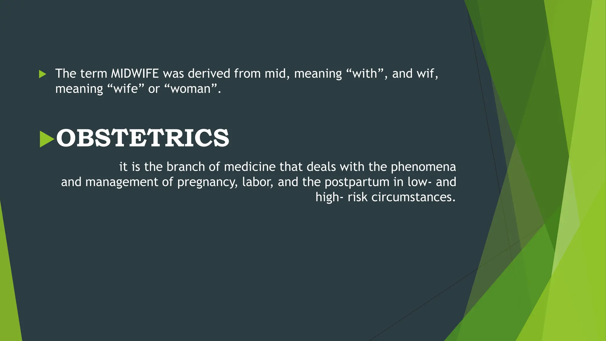 INTRODUCTION TO OBSTETRICS AND GYNAECOLOGY.pptx
