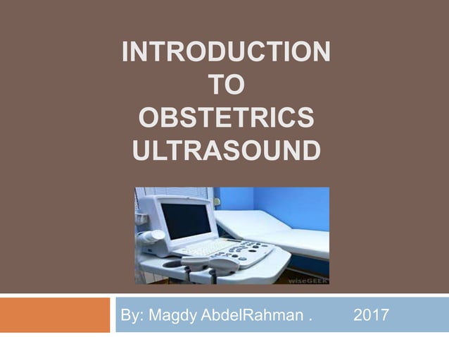 Introduction to obs. ultrasound | PPTX