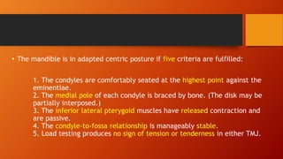 Introduction to occlusion | PPTX