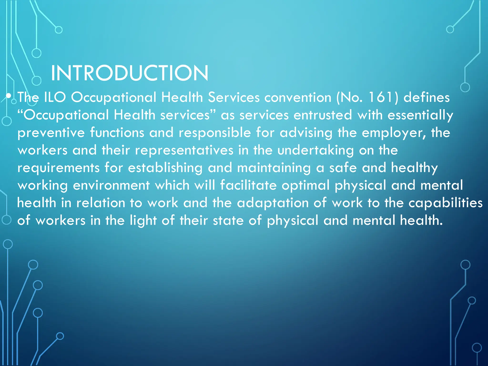 Introduction to Occupational Health.ppt . | PPT