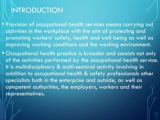 Introduction to Occupational Health.ppt . | PPT
