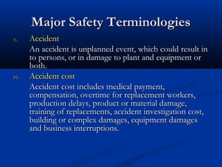 Introduction to occupational safety and health | PPT