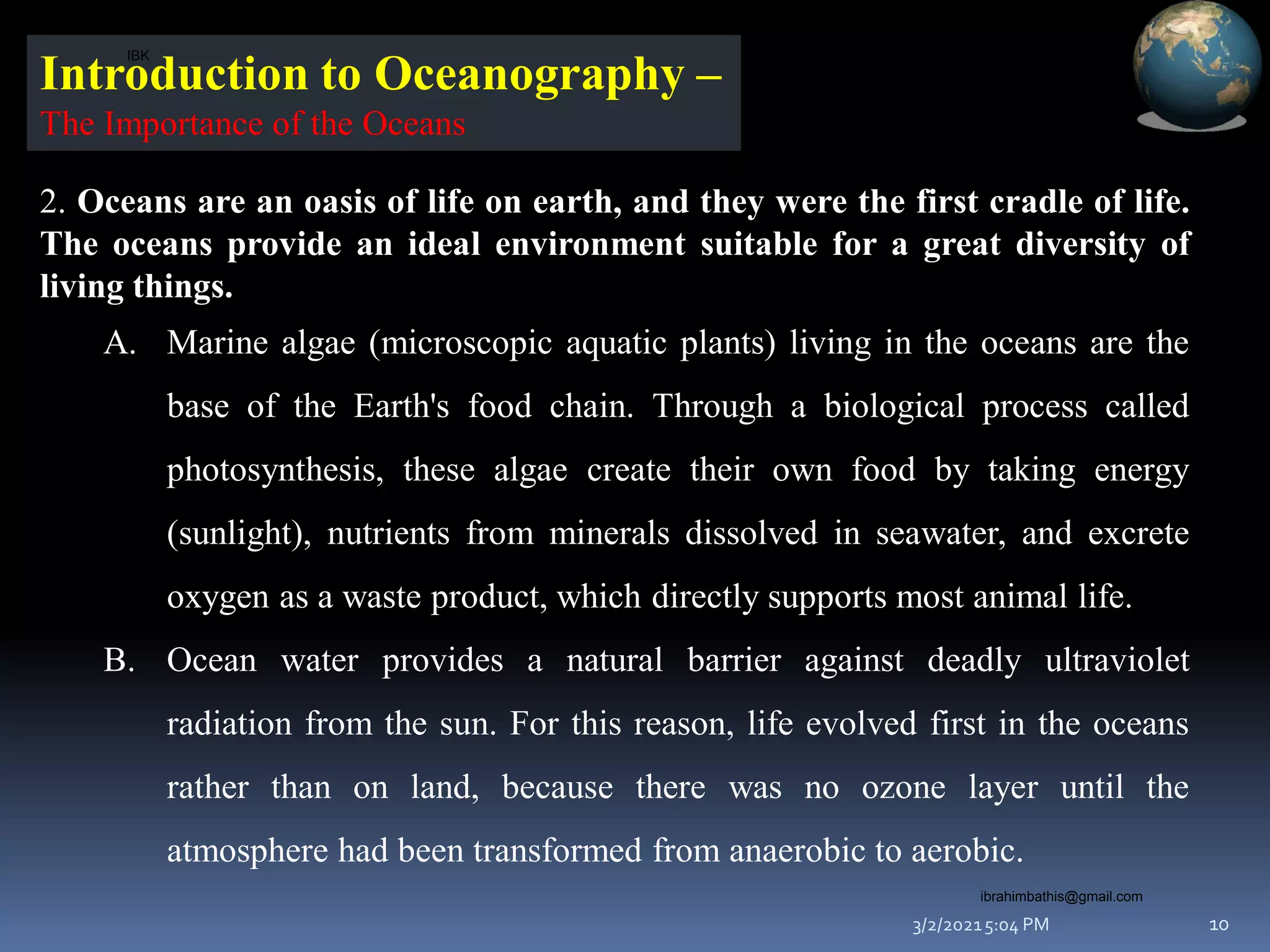 Introduction to oceanography | PDF