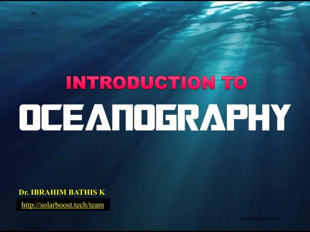 Introduction to oceanography | PDF