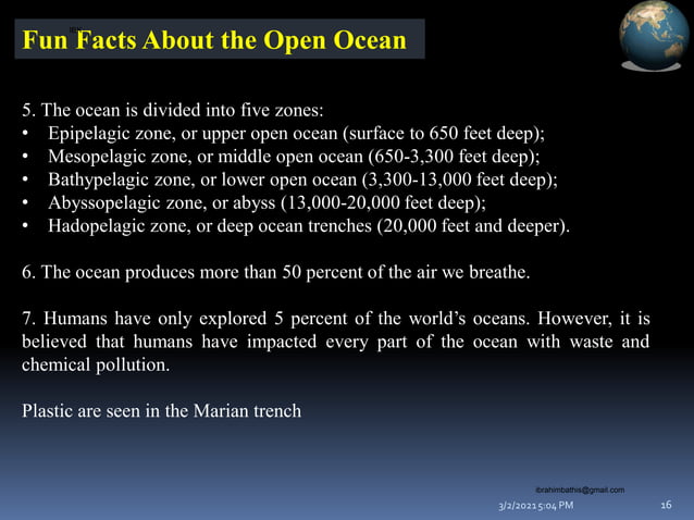 Introduction to oceanography | PDF
