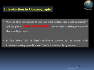 Introduction to oceanography | PDF